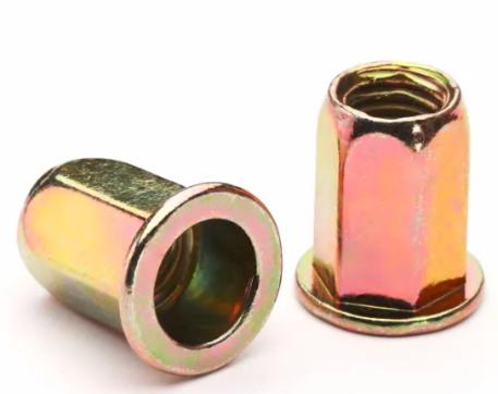Ecrou Rivet à queue hexagonale en zinc jaune - Haiyanbolt.com